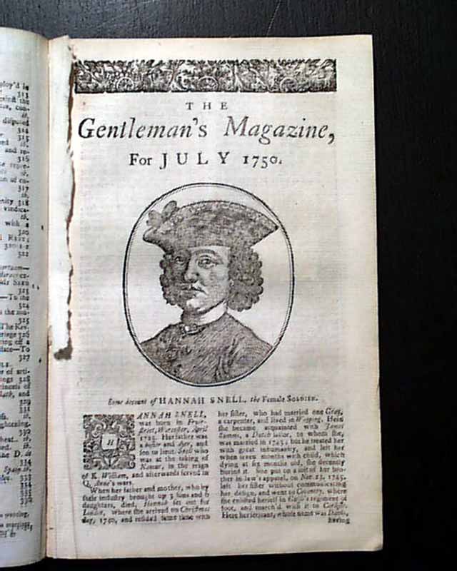 Hannah Snell, the female soldier... - RareNewspapers.com