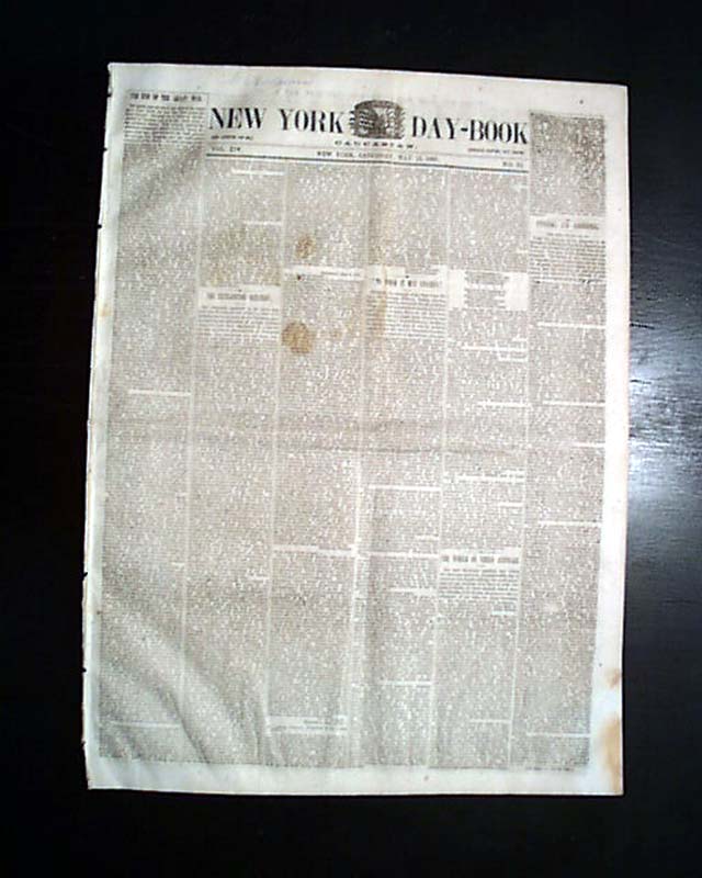A racist newspaper on the events at the end of the Civil War ...