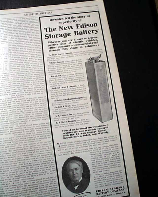 Thomas Edison's car battery... - RareNewspapers.com