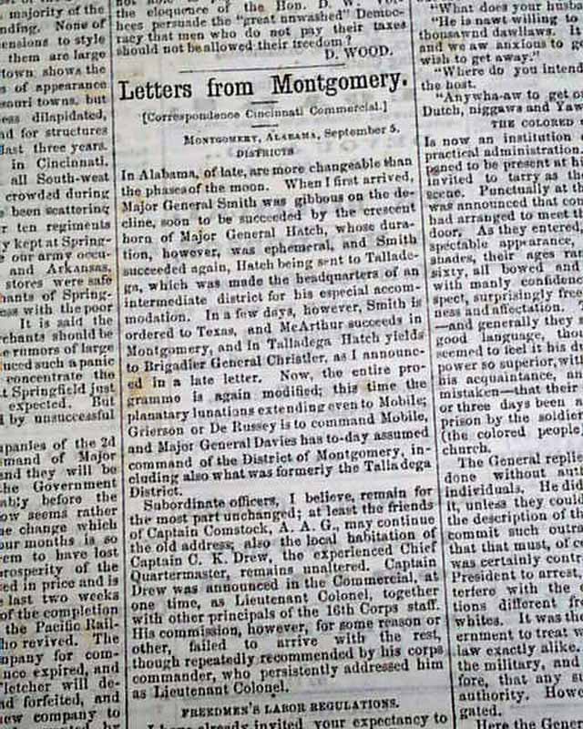 Reconstruction era... Pithole, Pennsylvania.... - RareNewspapers.com