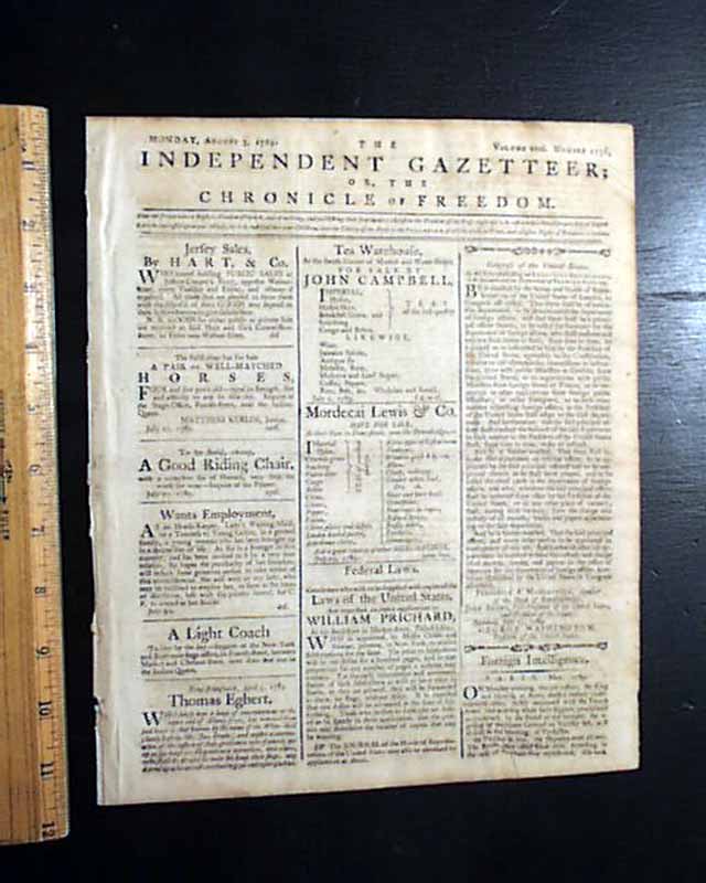 The Department of State is created in 1789... - RareNewspapers.com