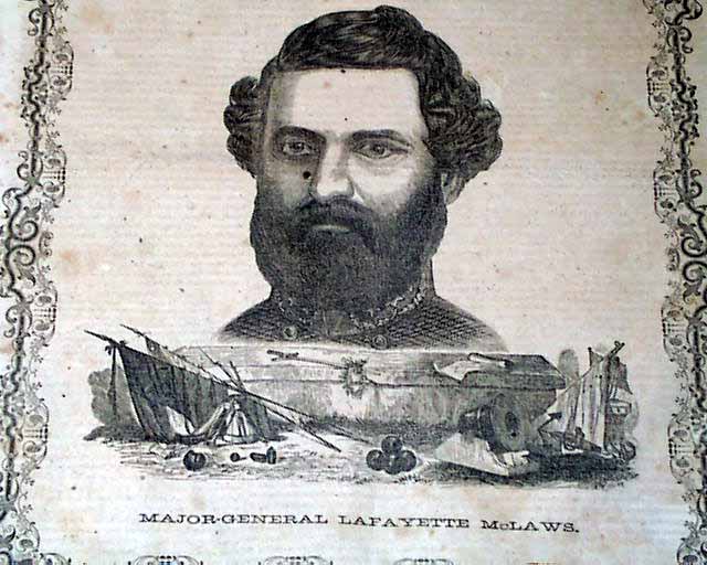 Major-General Lafayette McLaws... Captain John S. Mosby... The ...