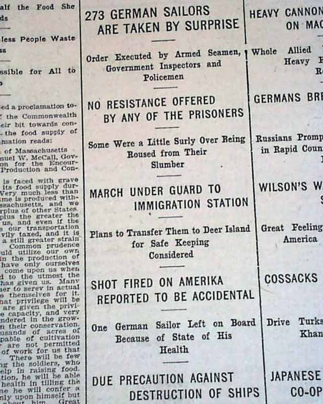 The United States enters World War I... - RareNewspapers.com