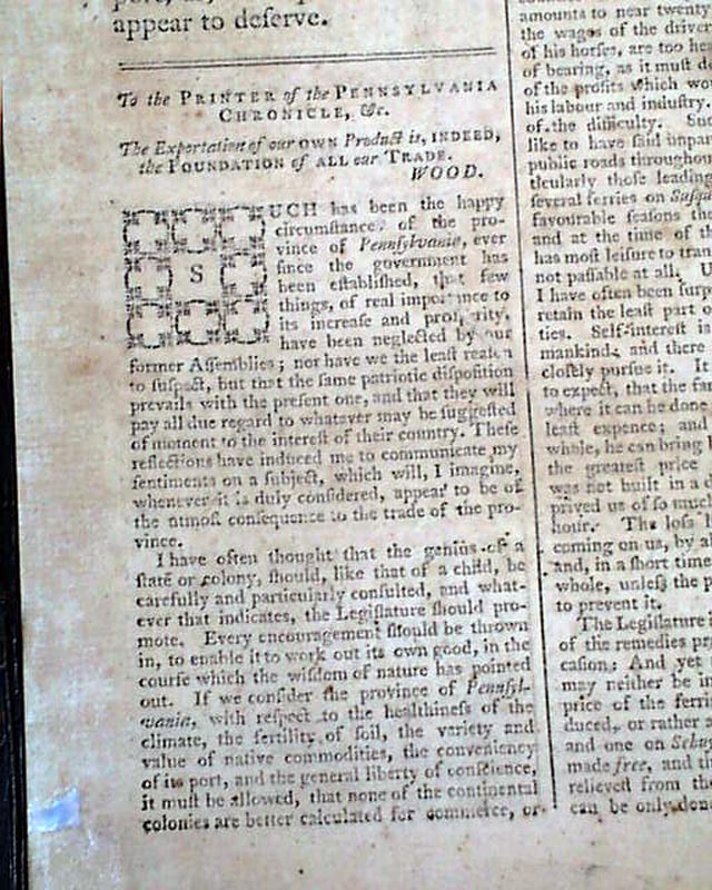 Very first issue of the colonial newspaper despised by the British ...