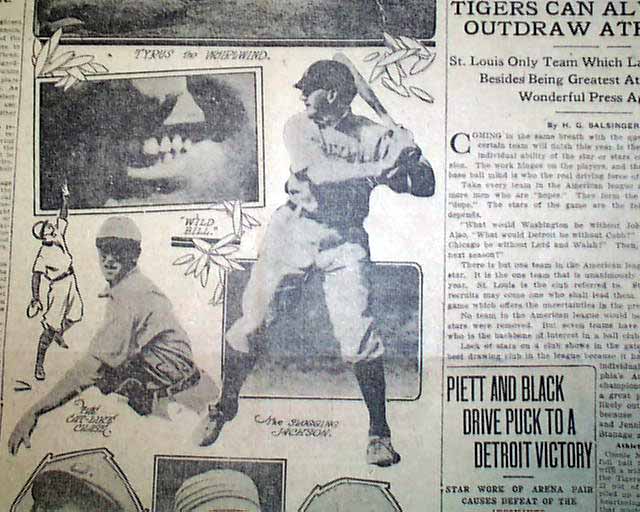 Great baseball newspaper from 1912... - RareNewspapers.com