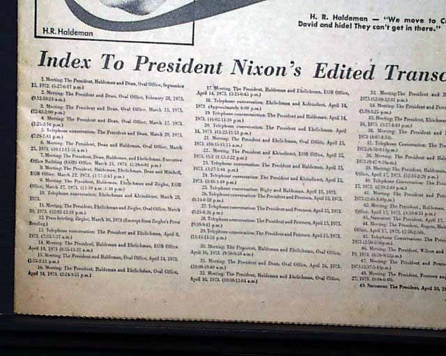 Watergate Special... The Nixon tapes... - RareNewspapers.com