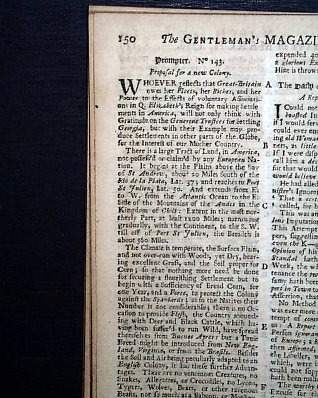 Creating a new colony in the Americas... - RareNewspapers.com