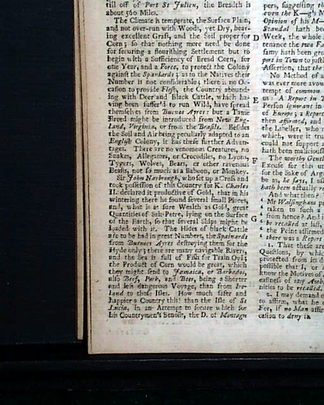 Creating a new colony in the Americas... - RareNewspapers.com