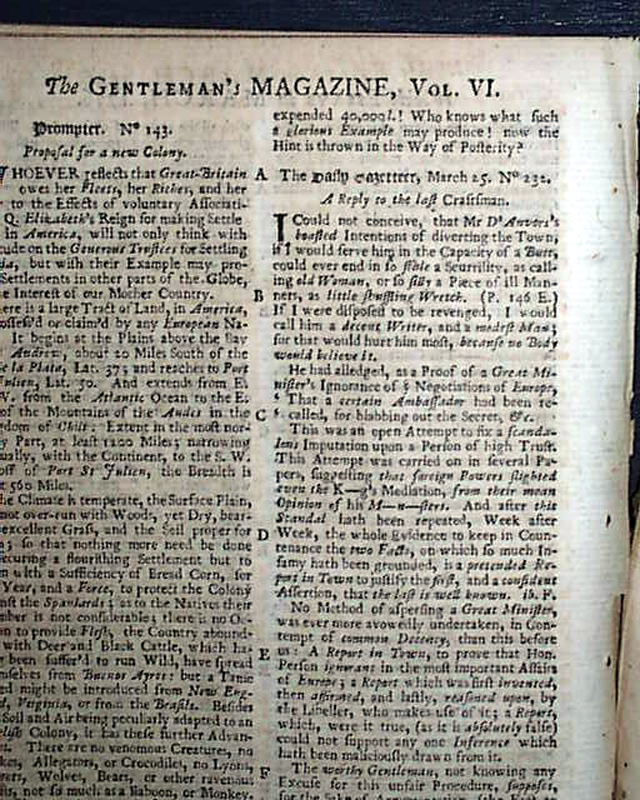 Creating a new colony in the Americas... - RareNewspapers.com