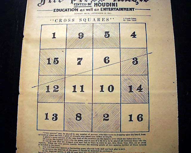 Harry Houdini's "magic" newspaper... - RareNewspapers.com