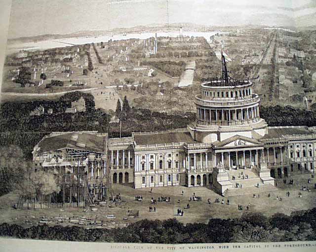 Great bird's-eye view of Washington, D.C... - RareNewspapers.com