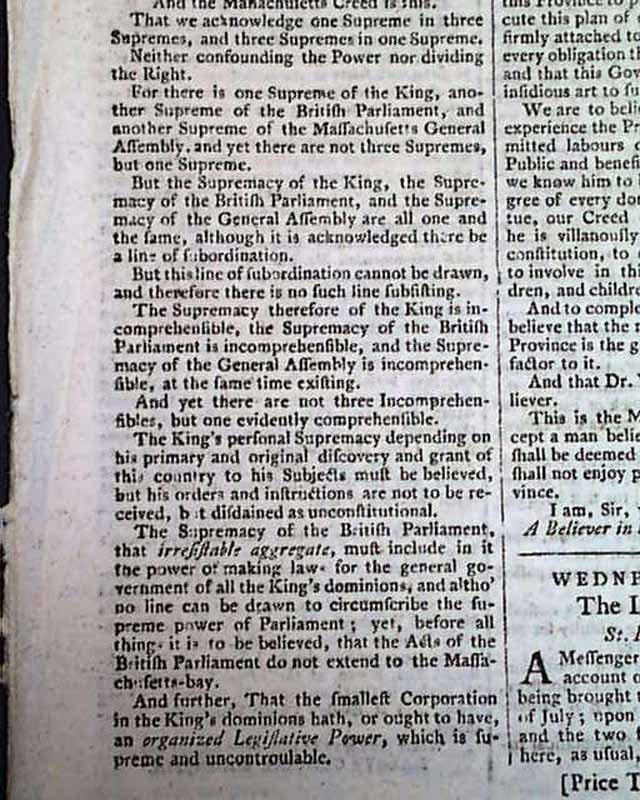 The Massachusetts Political Creed... - RareNewspapers.com