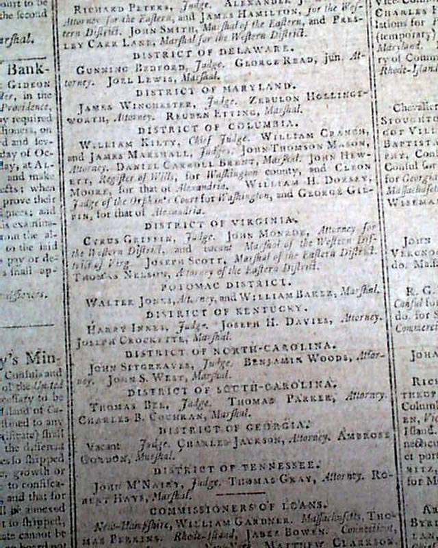 The officers of the United States government for 1801 ...