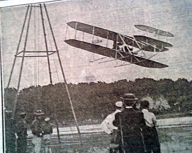 Wright Brother 1st flight... 25th anniversary... - RareNewspapers.com