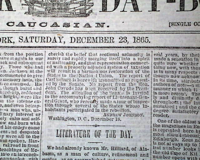 A racist newspaper on the post-war events... - RareNewspapers.com