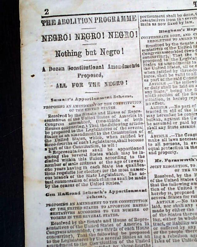 A racist newspaper on the post-war events... - RareNewspapers.com