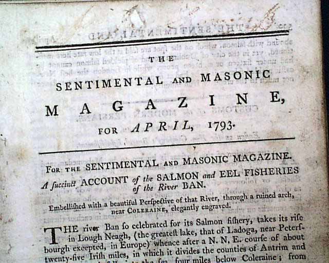 1700's magazine for the Masons... - RareNewspapers.com