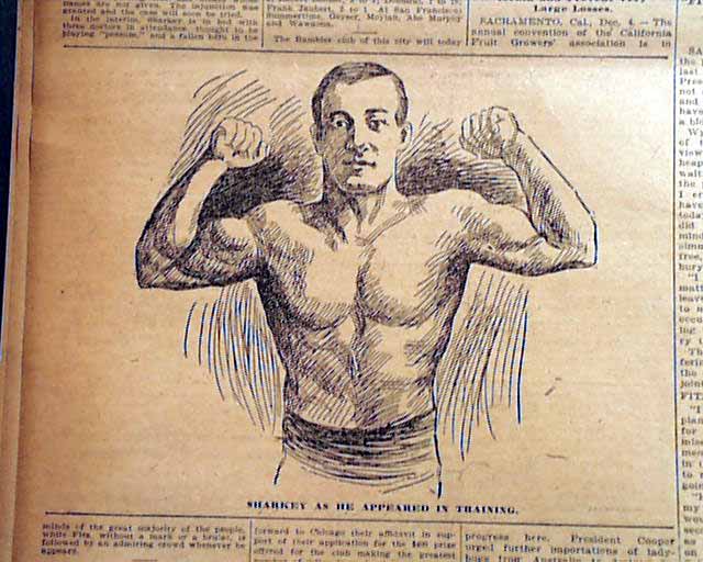 Famous fight with Wyatt Earp as referee.... - RareNewspapers.com