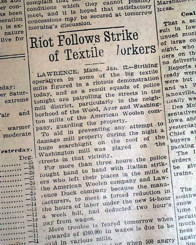 Lawrence Textile Strike... - RareNewspapers.com