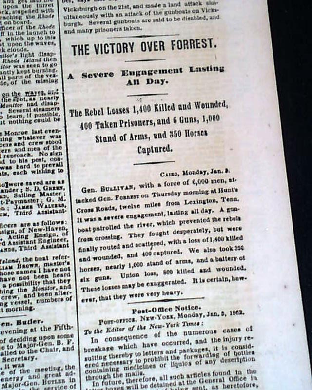 Rev. Henry Ward Beecher re: the Emancipation Proclamation... Map with ...