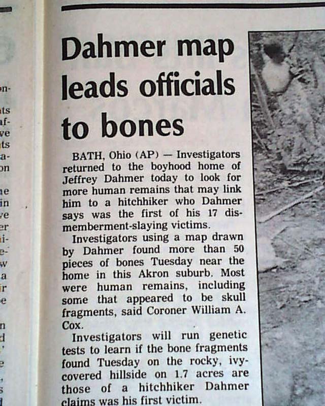 Jeffrey Dahmer arrested... serial killer... - RareNewspapers.com