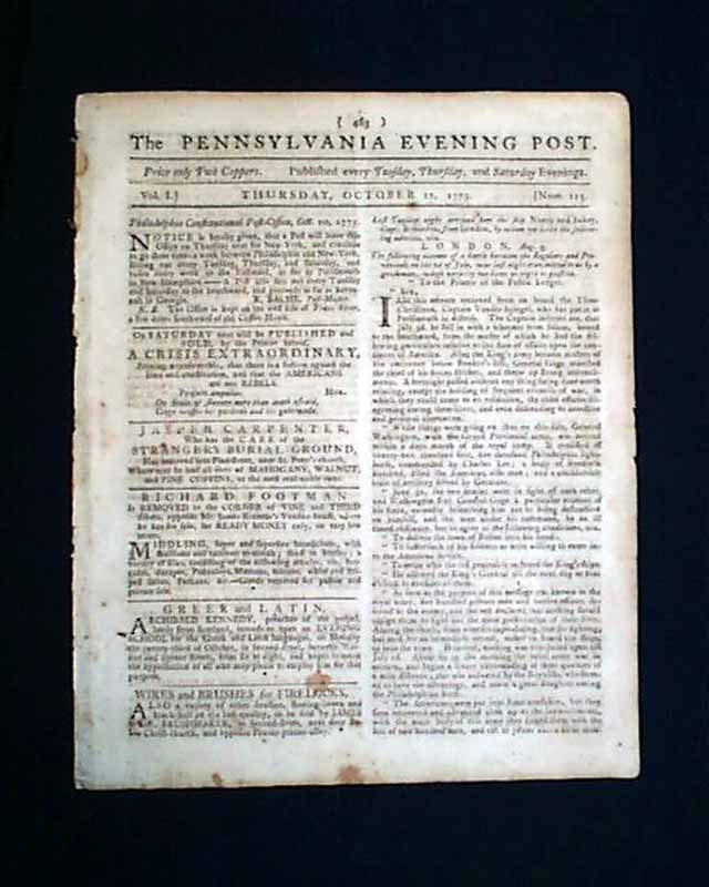 General Gage and William Howe... - RareNewspapers.com