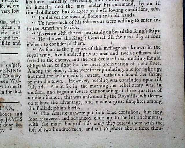 General Gage and William Howe... - RareNewspapers.com