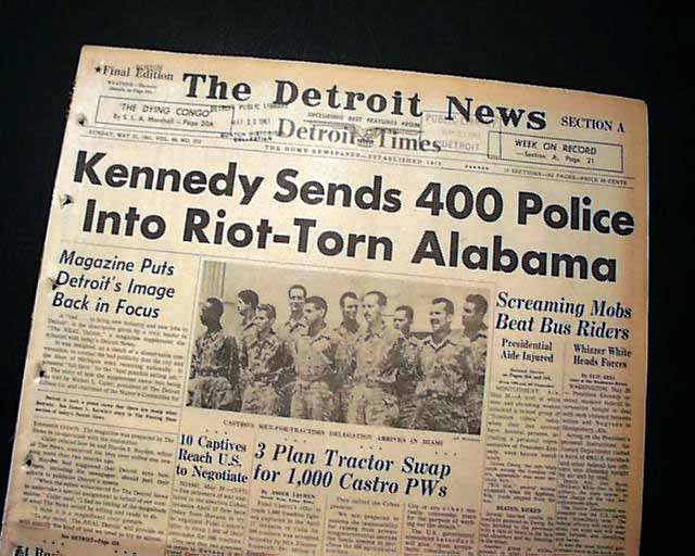 Freedom Riders... Montgomery, Alabama.... - RareNewspapers.com