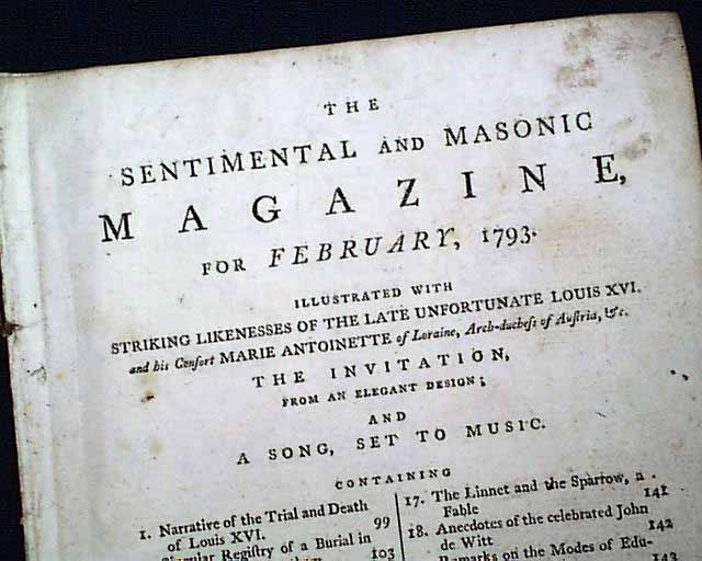 1700's magazine for the Masons... - RareNewspapers.com