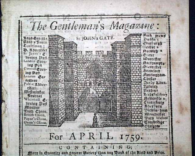 Death of composer George F. Handel... George Washington in the French ...