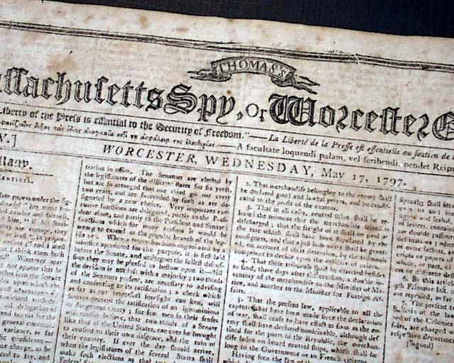 By the famed printer Isaiah Thomas... - RareNewspapers.com