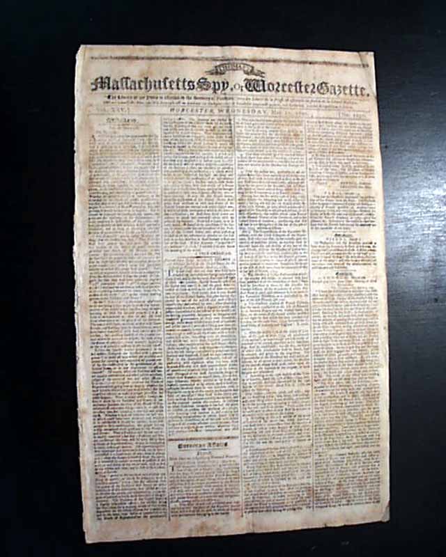 By the famed printer Isaiah Thomas... - RareNewspapers.com