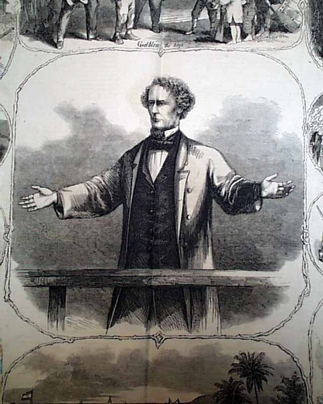 Centerfold on Jeff Davis' speech at Macon... - RareNewspapers.com