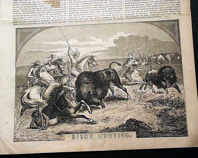 Great buffalo hunting print... - RareNewspapers.com