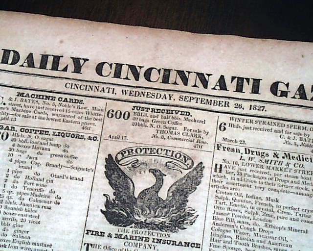 Early Cincinnati... Volume One issue... - RareNewspapers.com