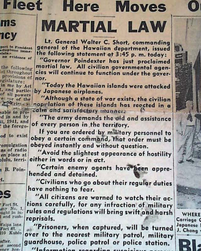 Rare "3rd Extra" of the Honolulu Star-Bulletin on Pearl Harbor ...
