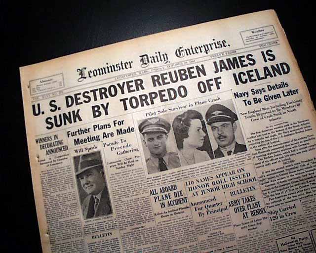 USS Reuben James in 1941.... - RareNewspapers.com