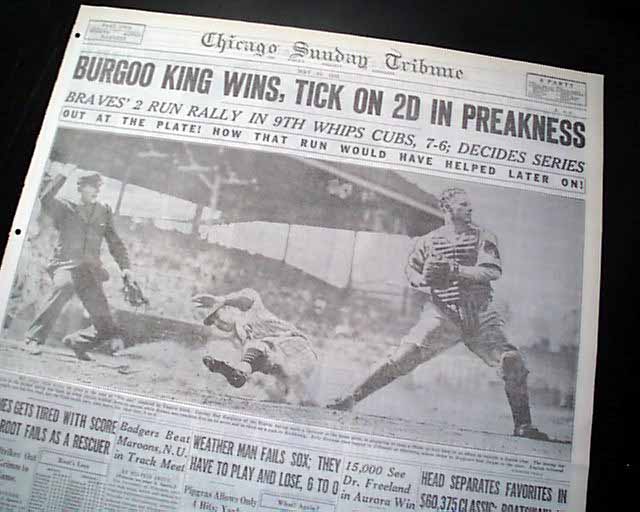 Burgoo King Wins 1932 Preakness Stakes... - RareNewspapers.com