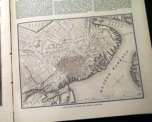 The Boston Fire of 1872... several prints... - RareNewspapers.com