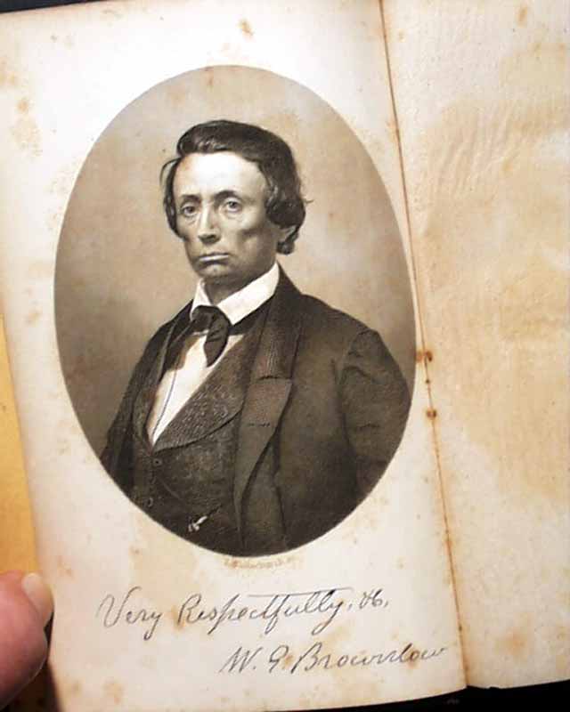 W. G. "Parson" Brownlow's book... - RareNewspapers.com