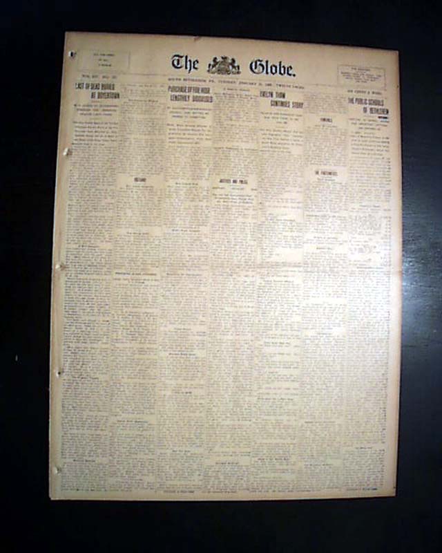 1908 Rhoads Opera House Fire... Boyertown PA... - RareNewspapers.com