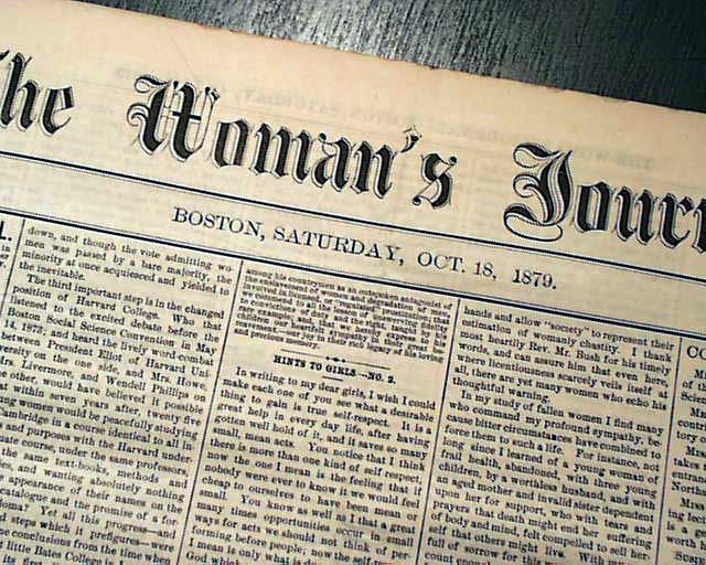 Early woman's suffrage newspaper... - RareNewspapers.com