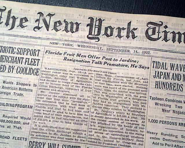 Historic Newspapers For Sale - Original Rare Newspapers ...