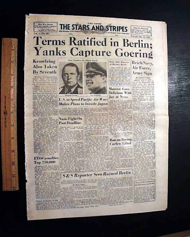 Hermann Goering captured... Albert Kesselring... - RareNewspapers.com