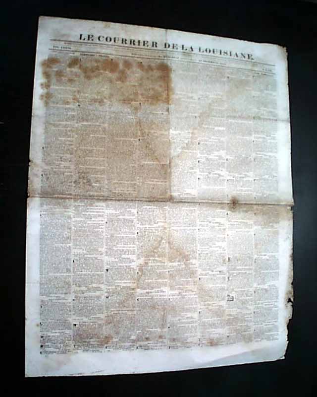 French language newspaper from New Orleans, nearly 20 years before the ...