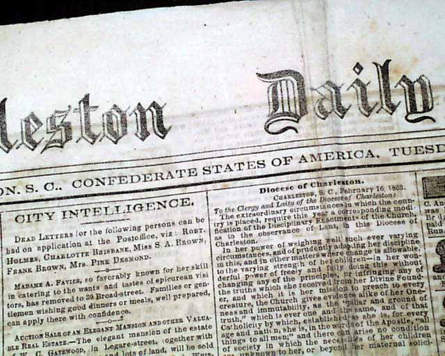 A Confederate newspaper... - RareNewspapers.com