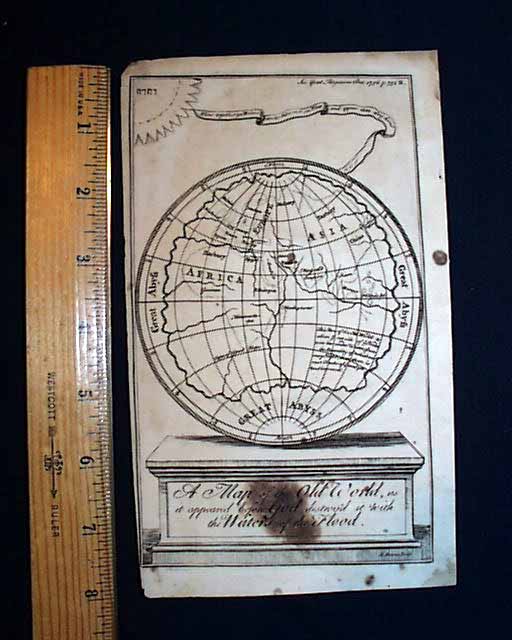 Map of the world before the Great Flood... - RareNewspapers.com