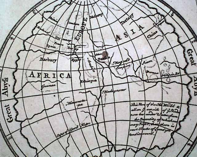 Map of the world before the Great Flood... - RareNewspapers.com