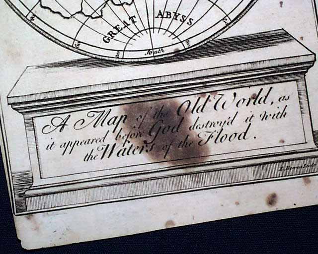 Map of the world before the Great Flood... - RareNewspapers.com