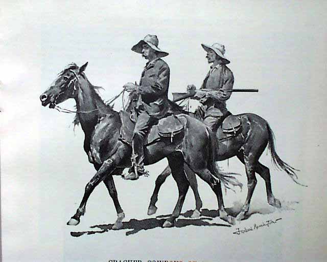 Playing golf on horseback... Remington writes & illustrates "Cracker ...